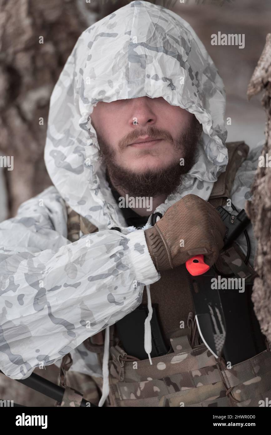 Russian special forces snow hi-res stock photography and images - Alamy