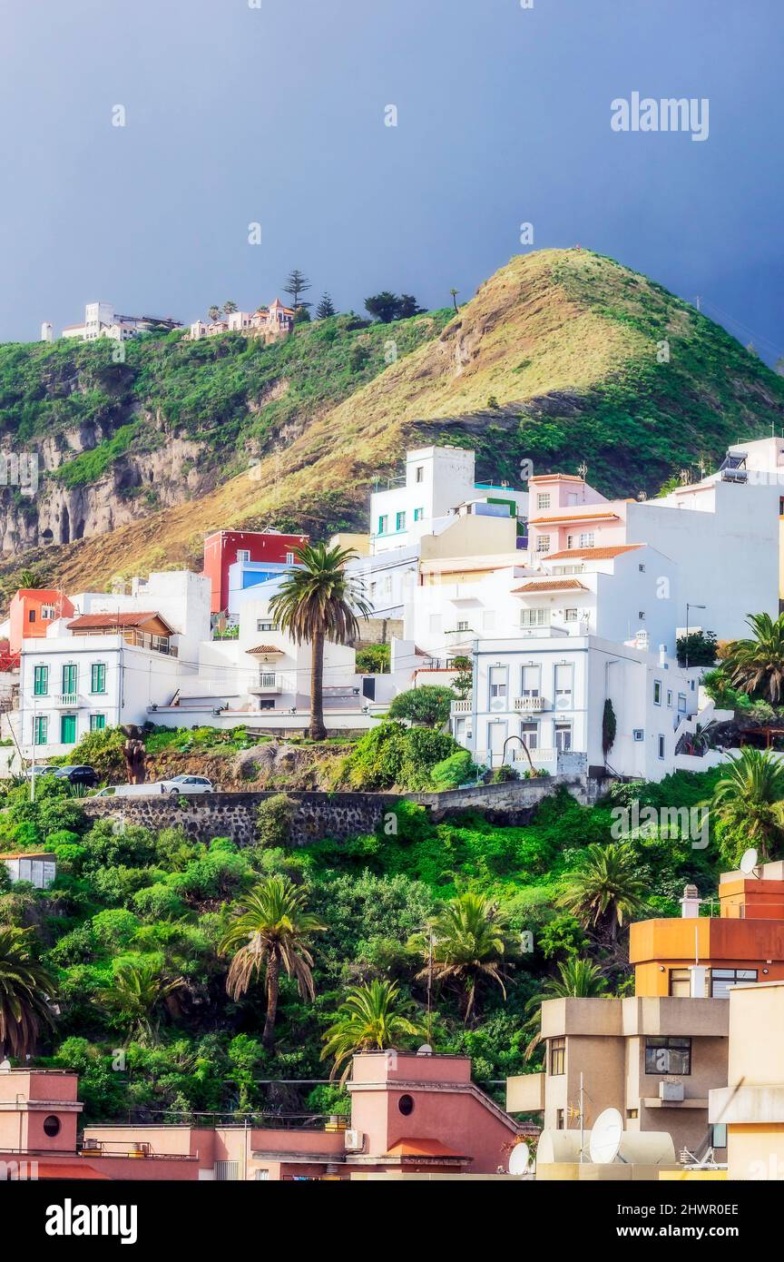 Residential buildings mountain la palma hi-res stock photography and ...