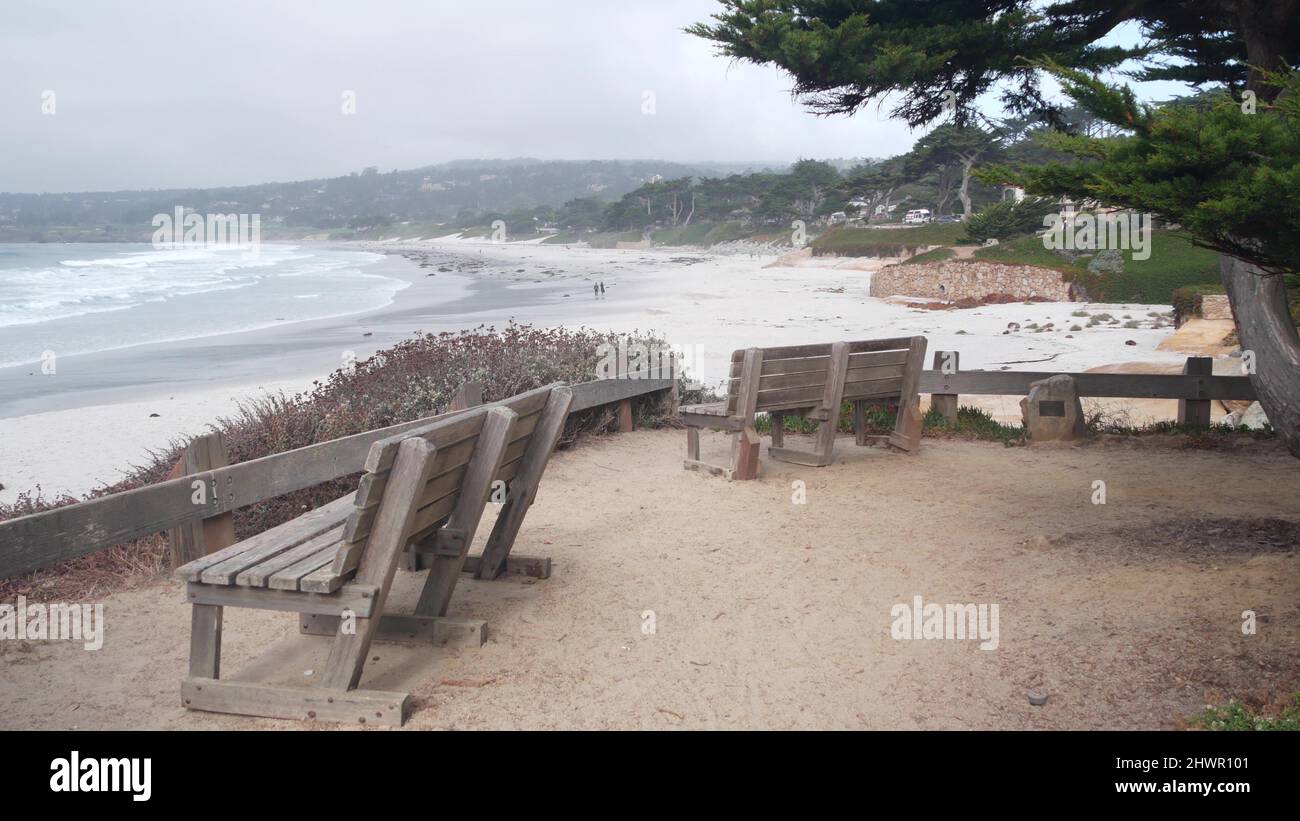 Monterey beach footpath california hi-res stock photography and images ...