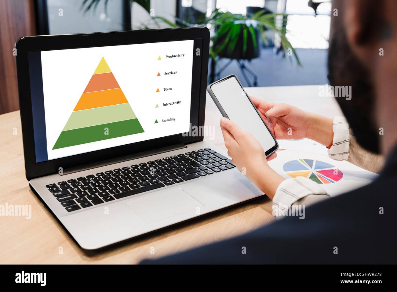 Pyramid infographic hi-res stock photography and images - Alamy