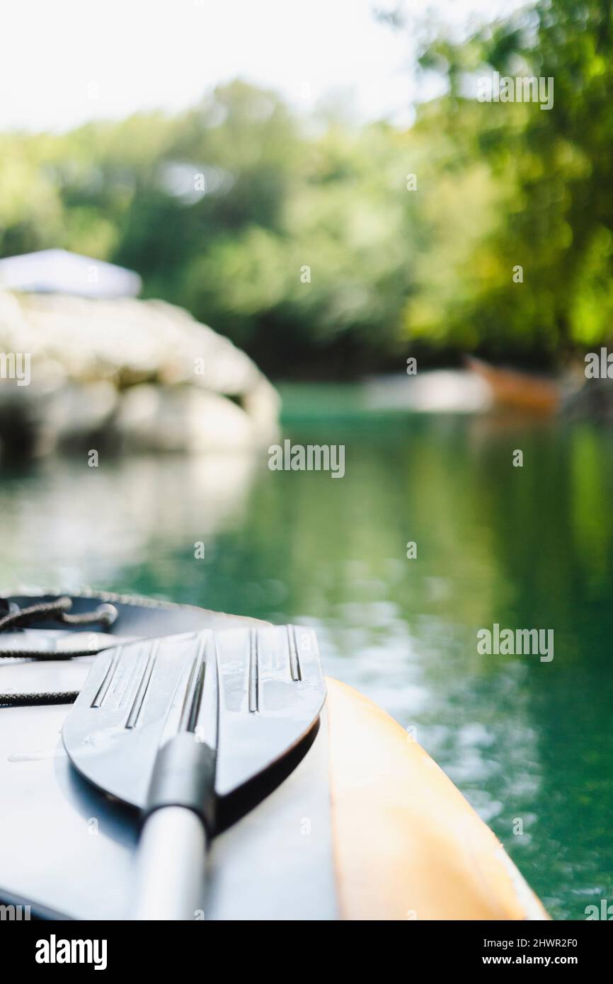 Canoe and oar hi-res stock photography and images - Alamy
