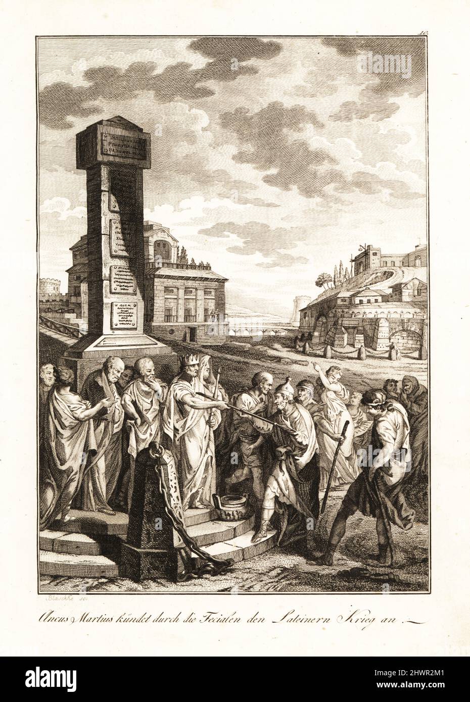 Ancus martius envoie des feciales declarer la guerre aux latins hi-res ...