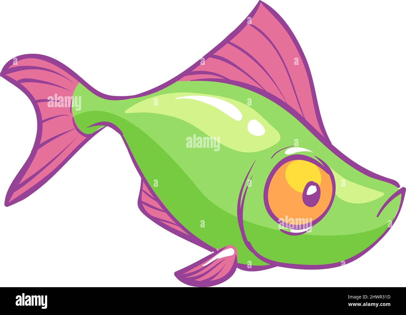 Funny Cartoon Dead Fish