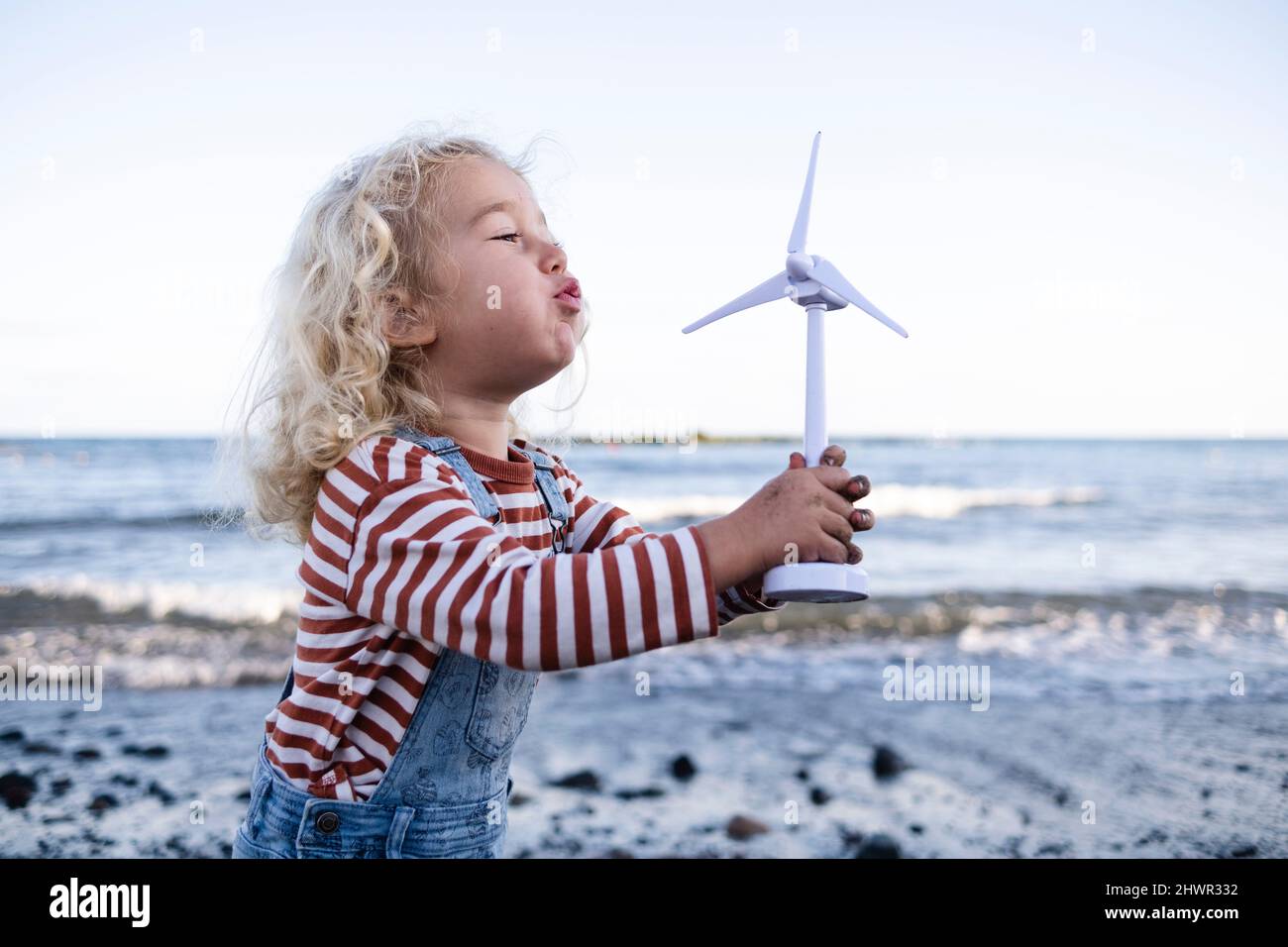 Boy wind blowing hi-res stock photography and images - Alamy