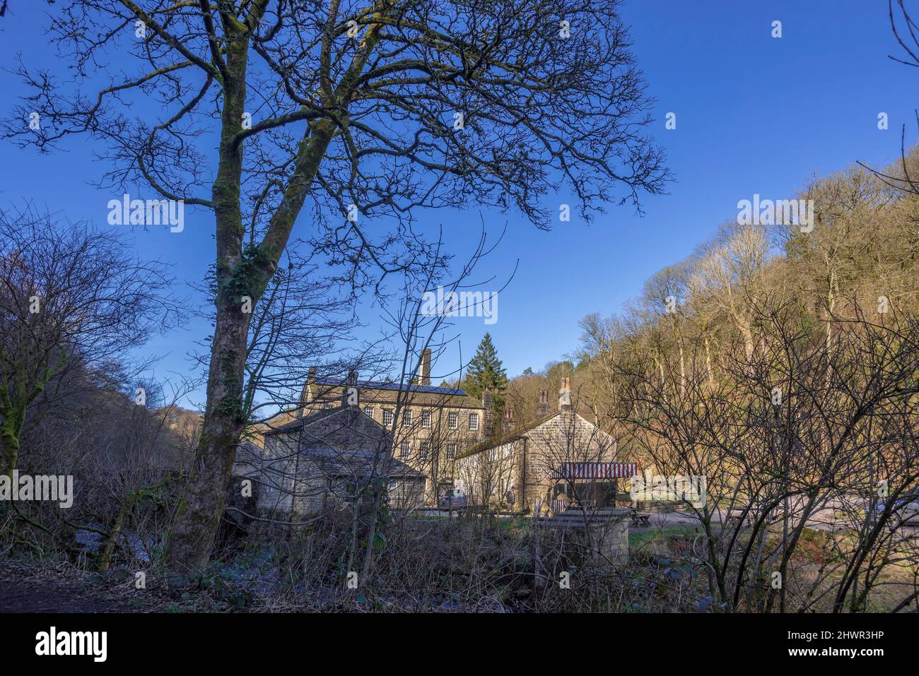 Gibson Mill at Hardcastle Crags at Midgehole in West Yorkshire Stock ...