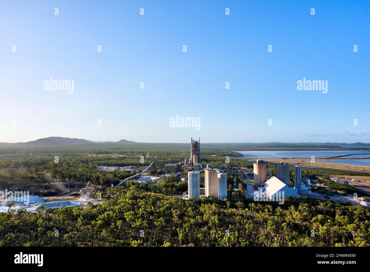 Aerial of Gladstone Queensland Australia Stock Photo - Alamy