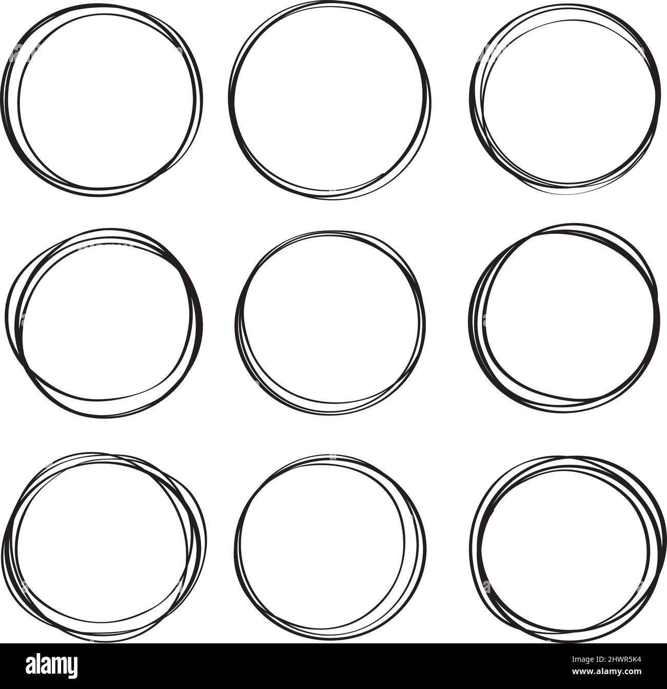 Round sketch hi-res stock photography and images - Alamy