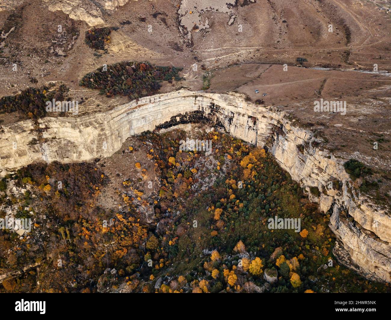 Aerial view mountain cliff in hi-res stock photography and images - Alamy
