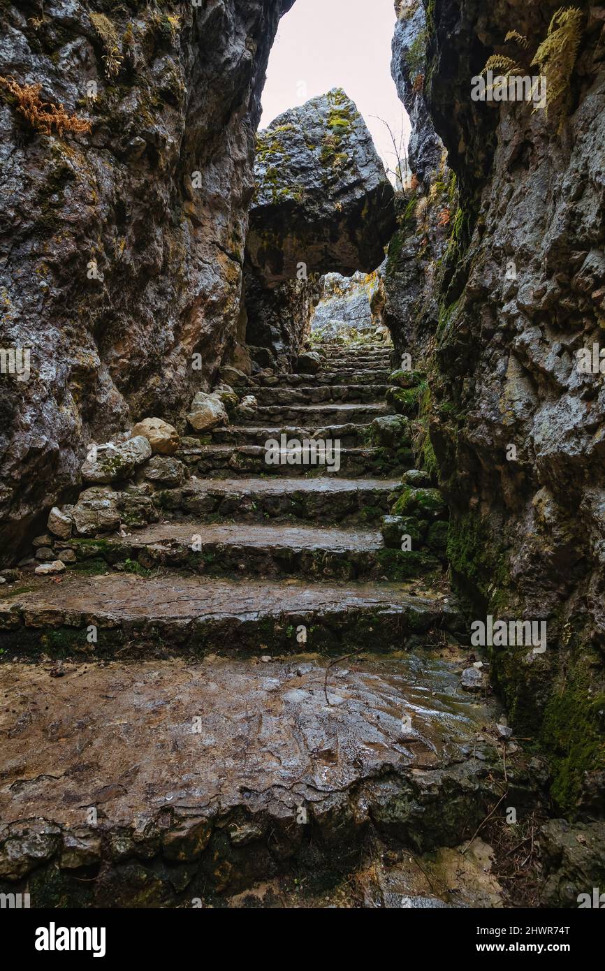 Carved steps hi-res stock photography and images - Alamy