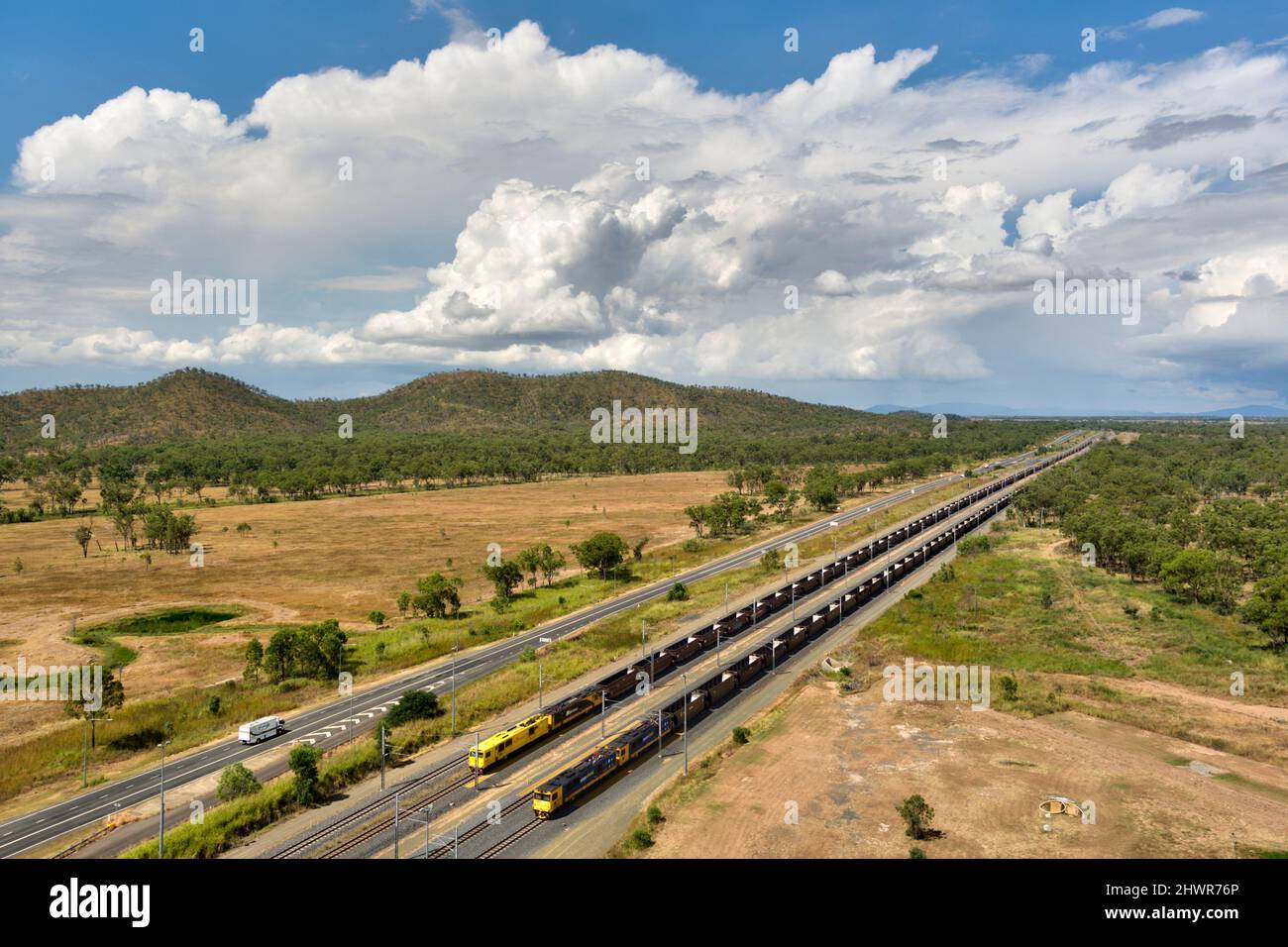 Coal Train carry over 10,000 tons of coal Driver Crew changeover depot ...