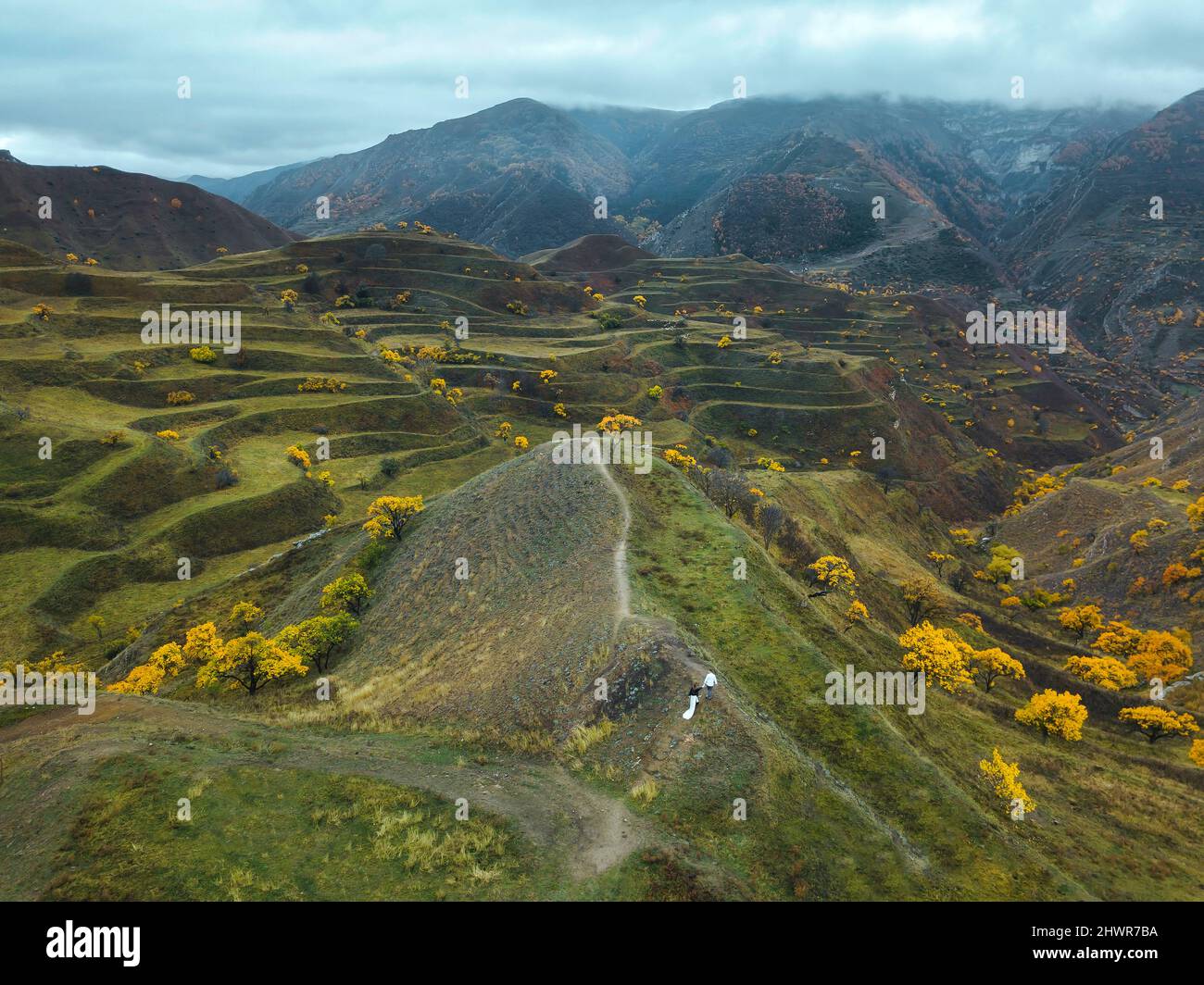Man woman north caucasus hi-res stock photography and images - Alamy