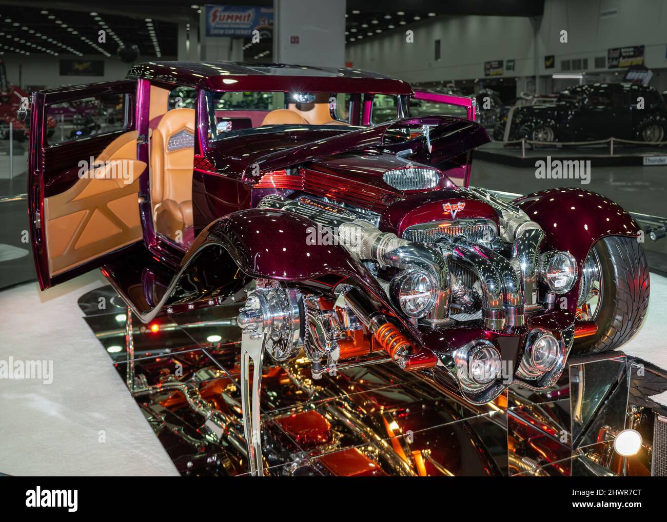 DETROIT, MI/USA - March 5, 2022: A 1931 Chevrolet Coupe interpretation ...
