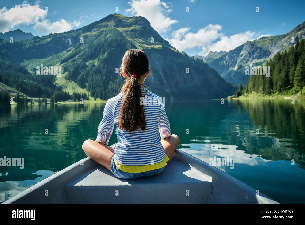 Girl admiring the view hi-res stock photography and images - Alamy
