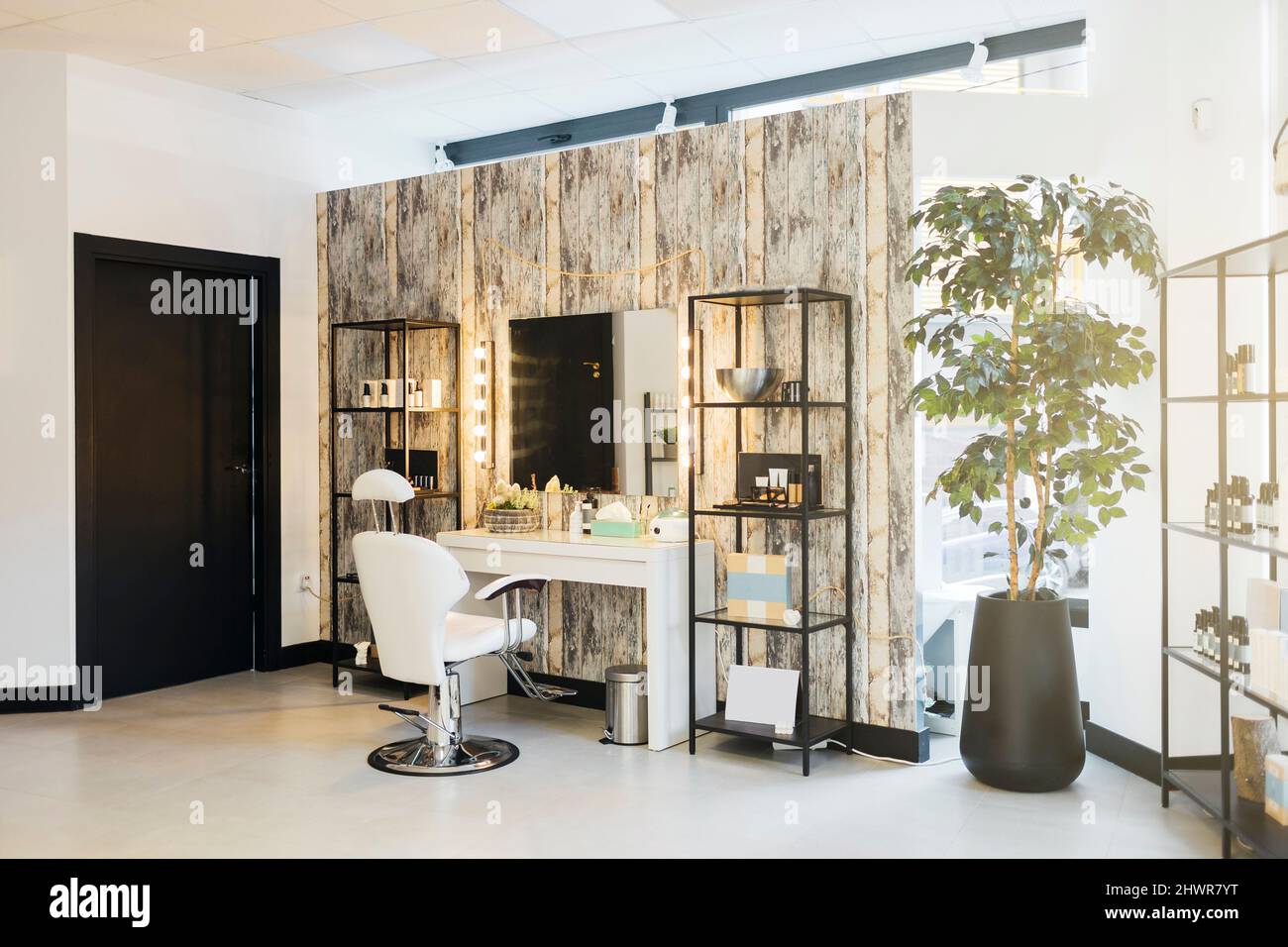 Dressing table at modern aesthetic clinic Stock Photo - Alamy