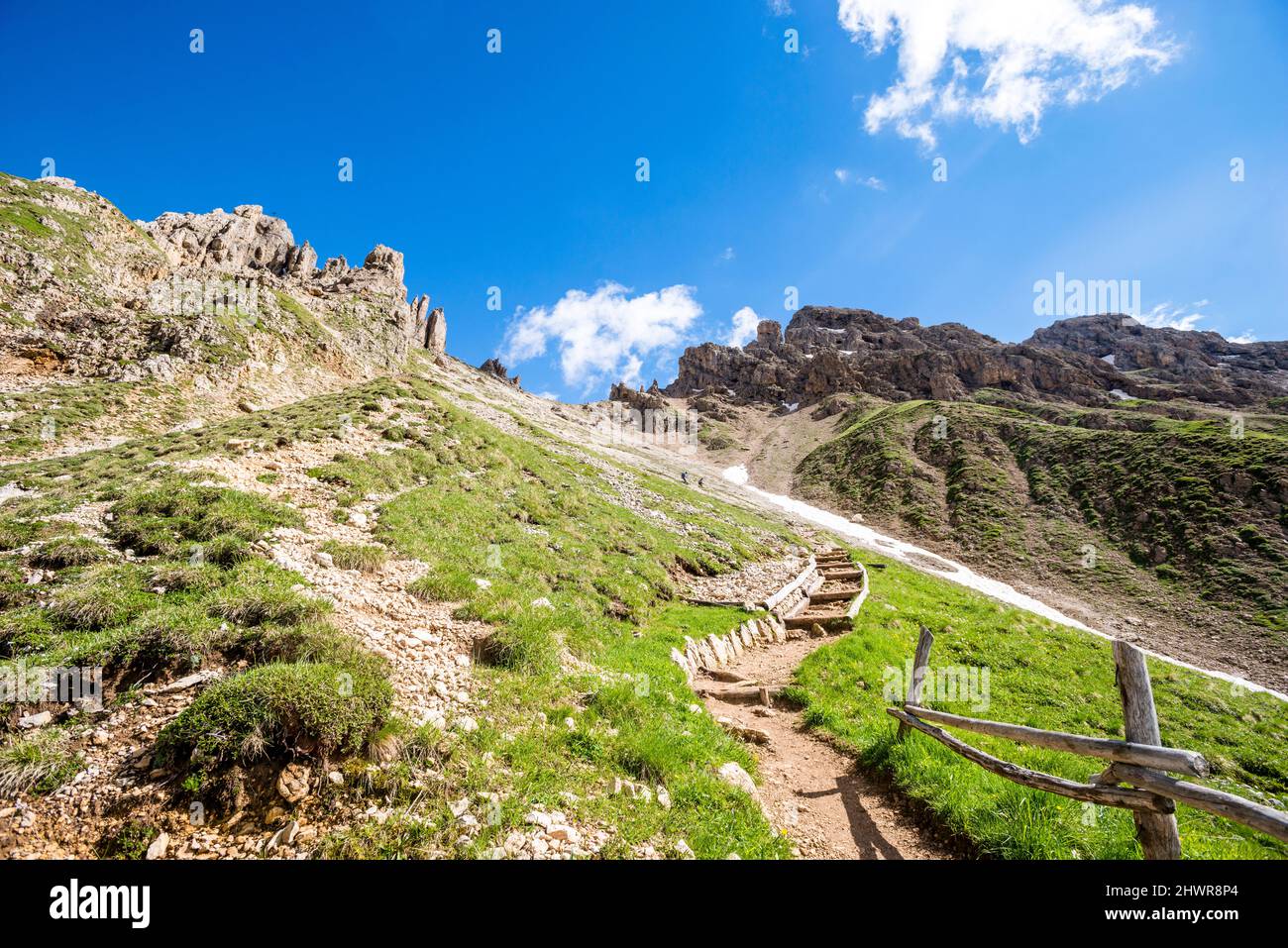 Footpath seiser alm during summer hi-res stock photography and images ...