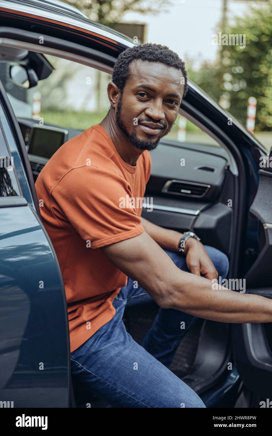 Man Opening Car Door