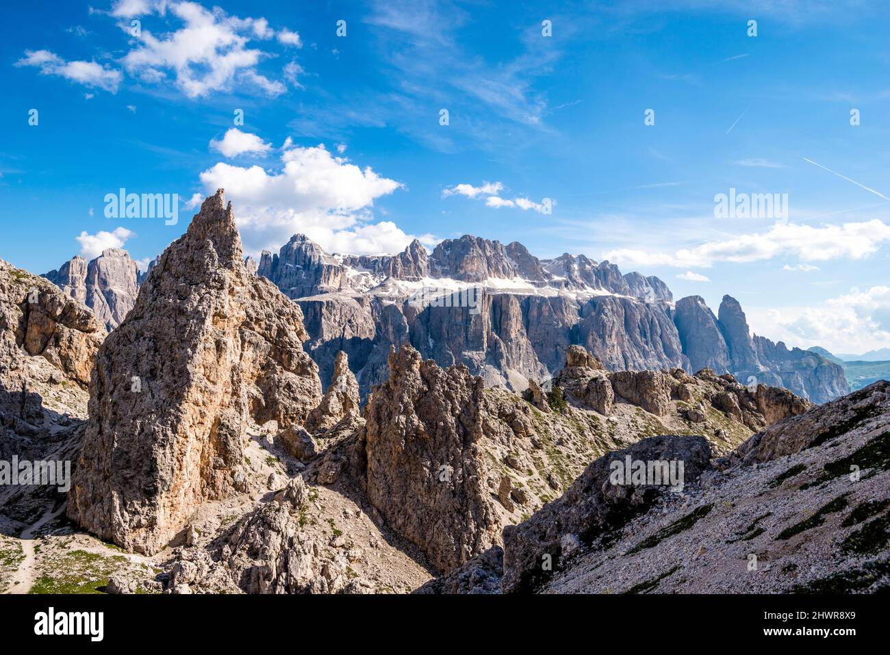 View to the sella group hi-res stock photography and images - Alamy