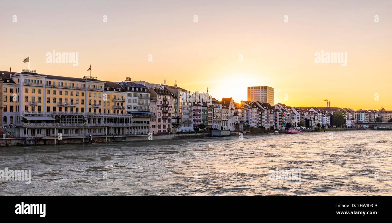 Switzerland basel city view rhine hi-res stock photography and images ...
