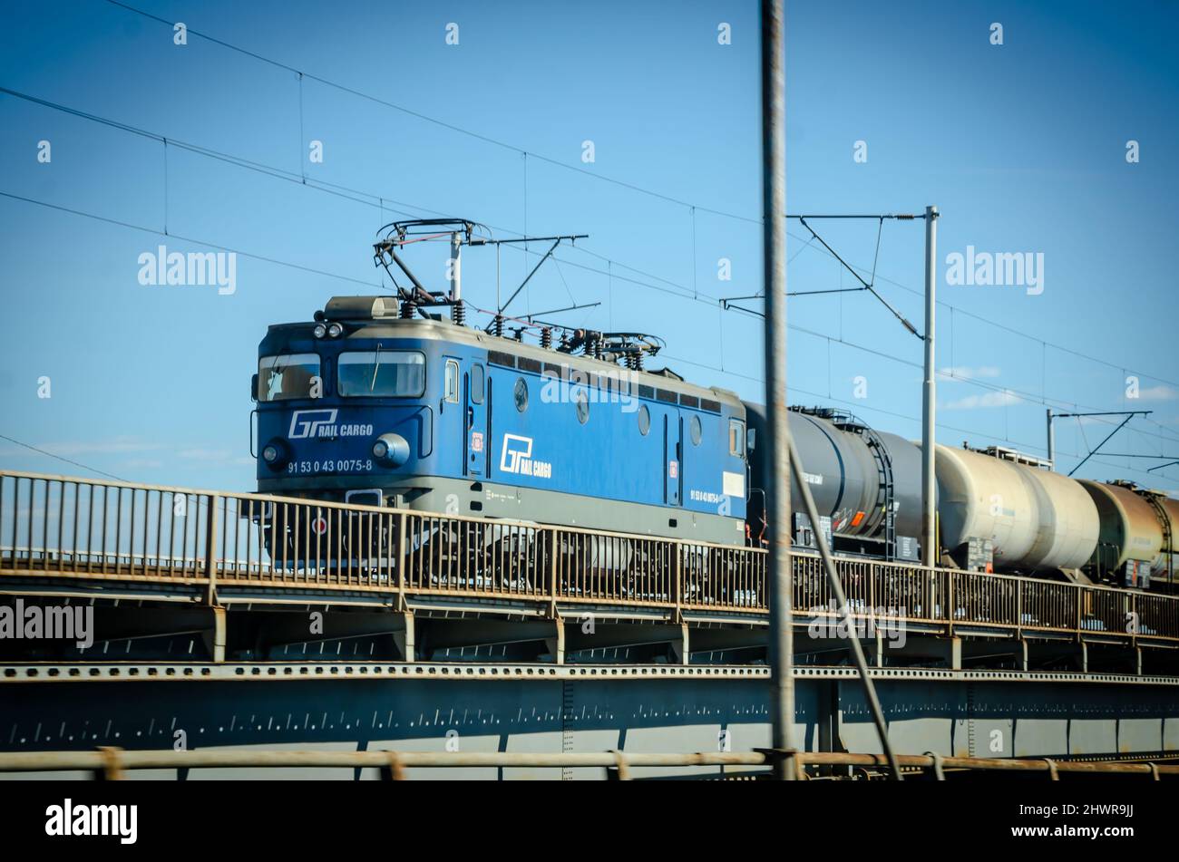 Train container on side vector view hi-res stock photography and images ...