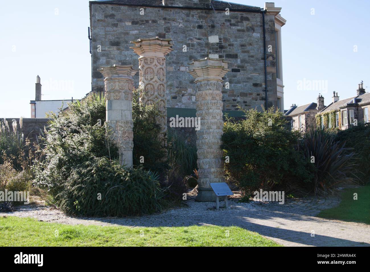 Portobello Pillars at the Community Gardens on Portobello Beach in ...