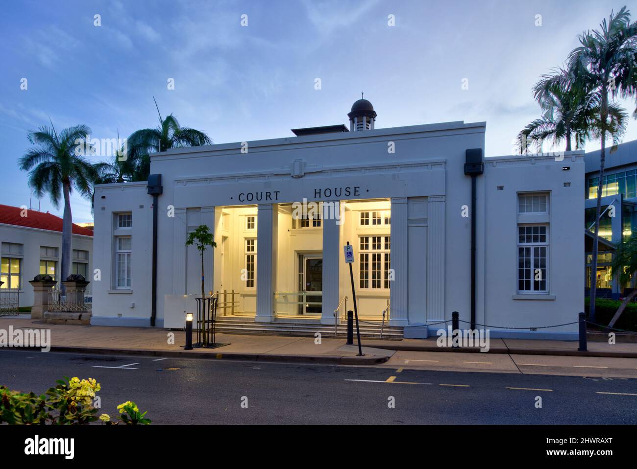 Court House on East Street Rockhampton Queensland Australia Stock Photo ...