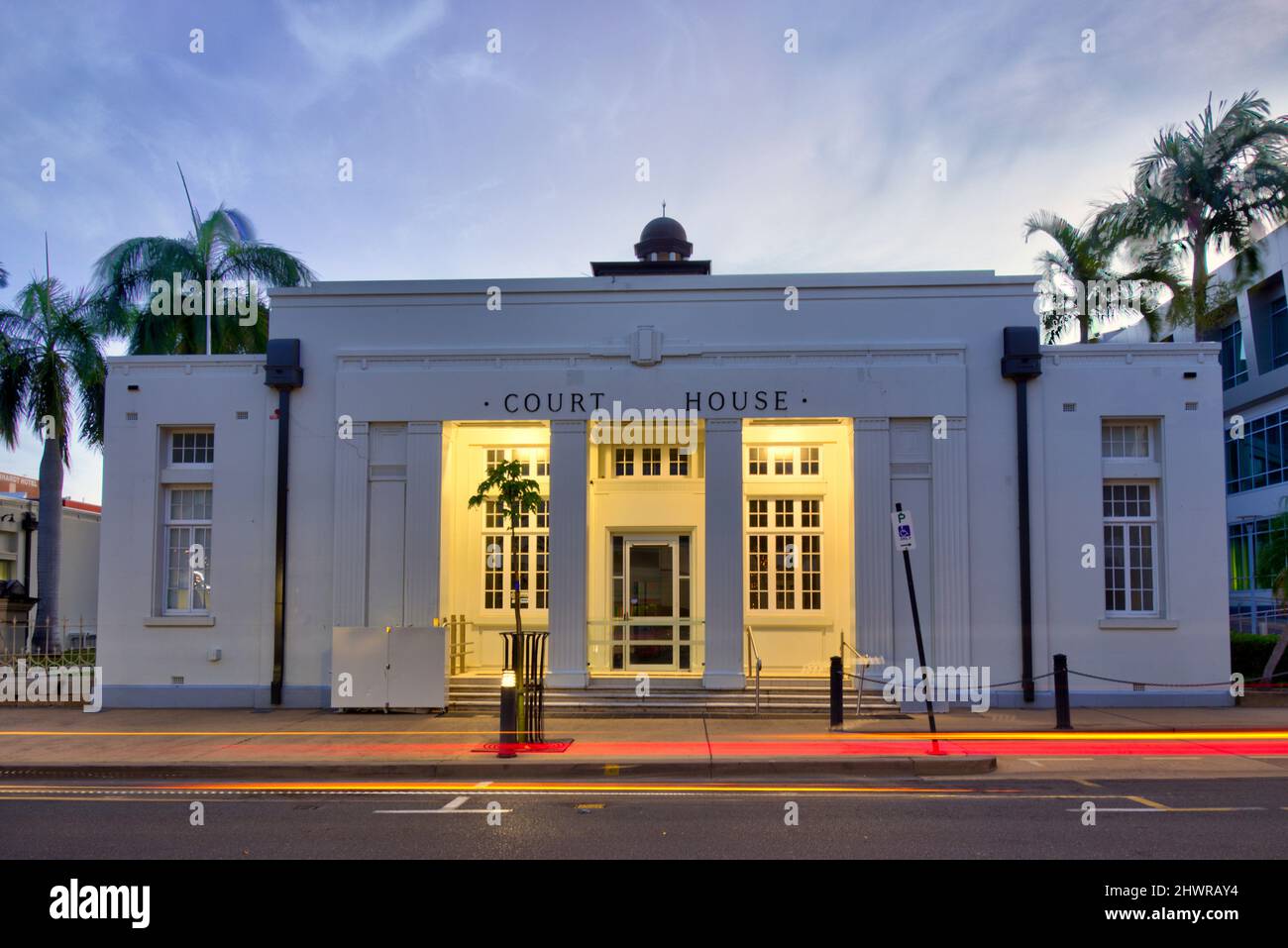 Court House on East Street Rockhampton Queensland Australia Stock Photo ...