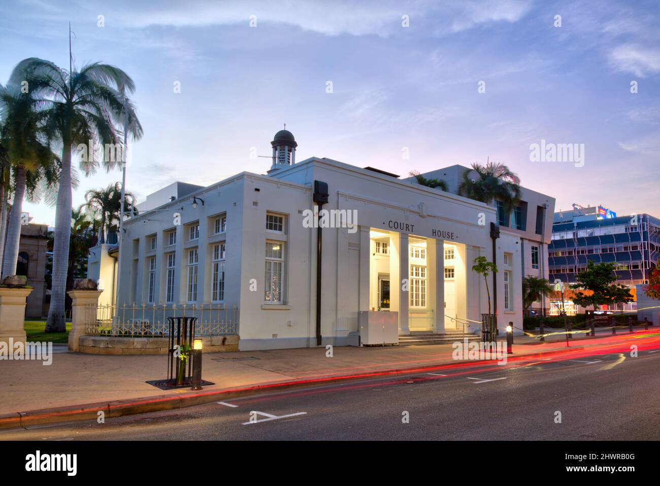 Court House on East Street Rockhampton Queensland Australia Stock Photo ...