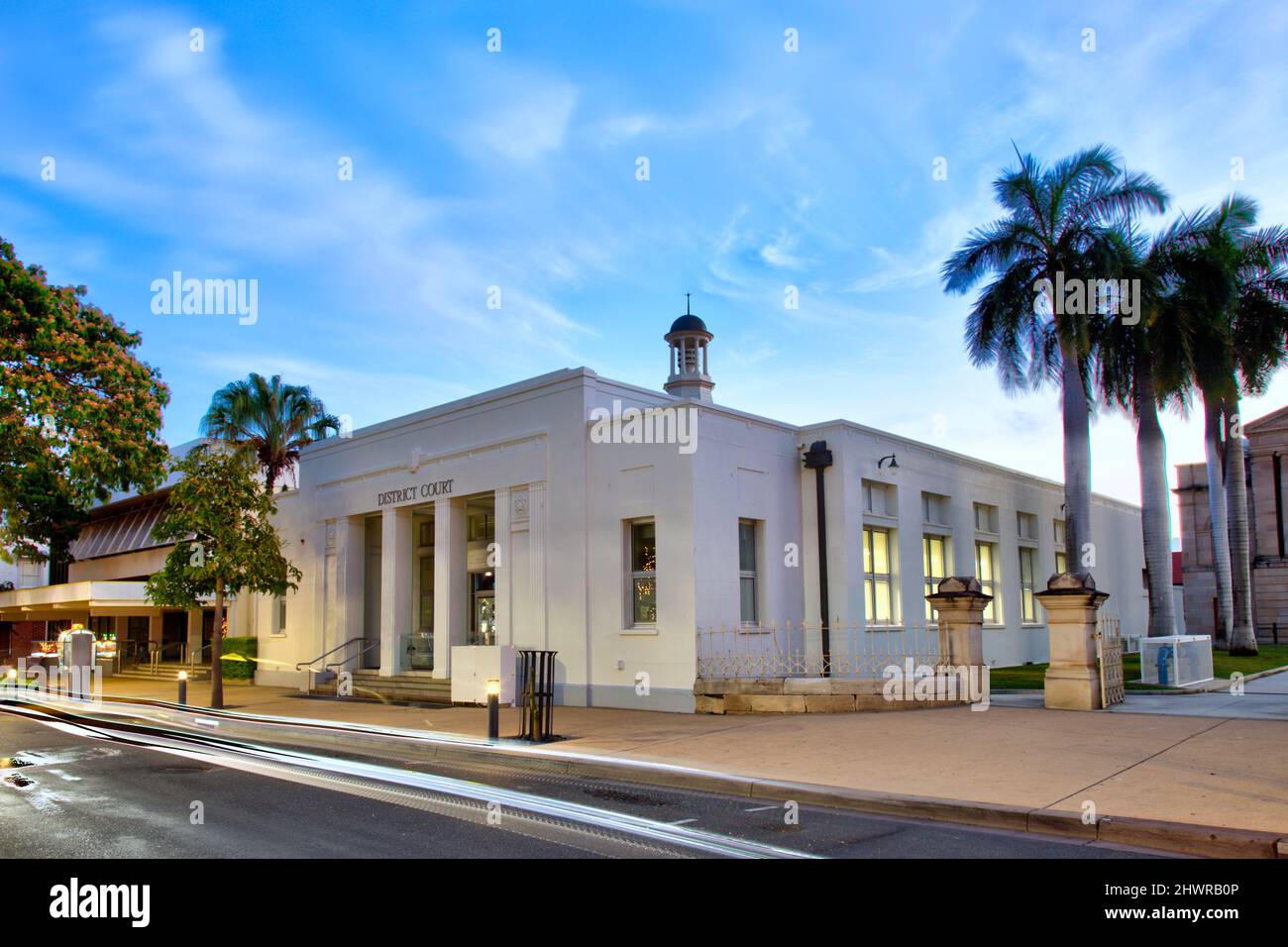 District Court building on East Street Rockhampton Queensland Australia ...