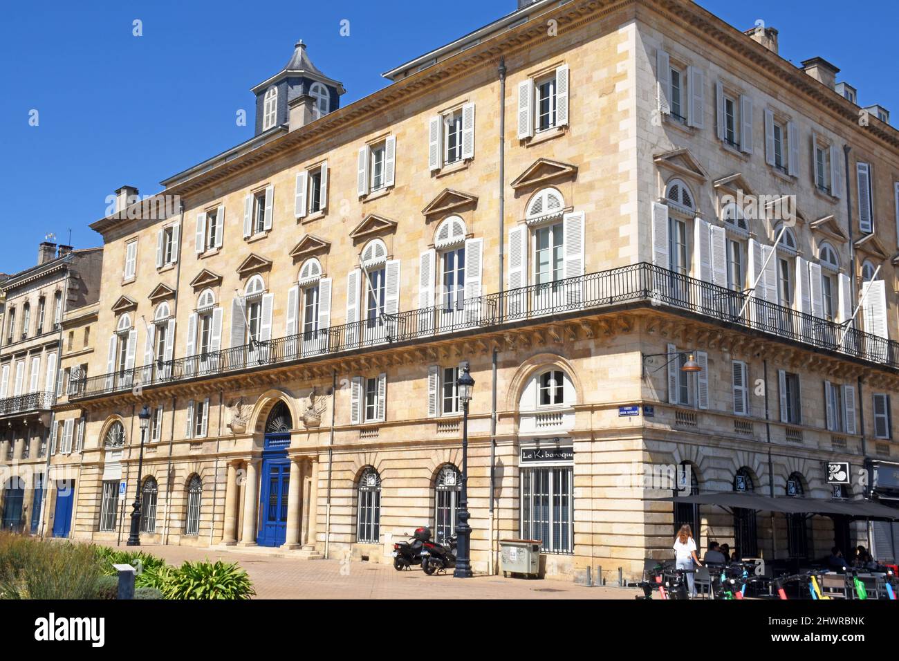 The Hotel Fenwick on the Garonne Quayside in Bordeaux, France. The ...