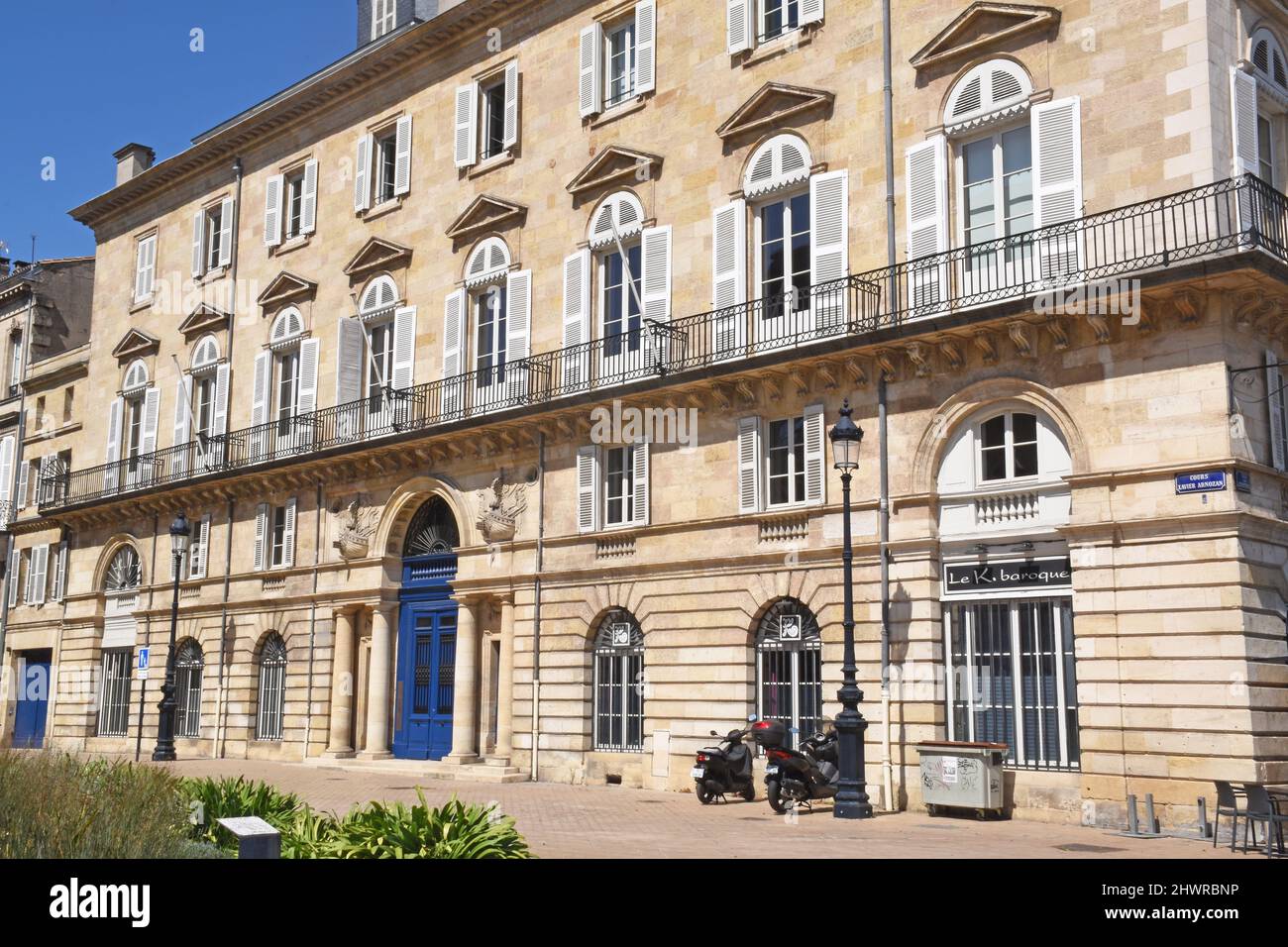 The Hotel Fenwick on the Garonne Quayside in Bordeaux, France. The ...