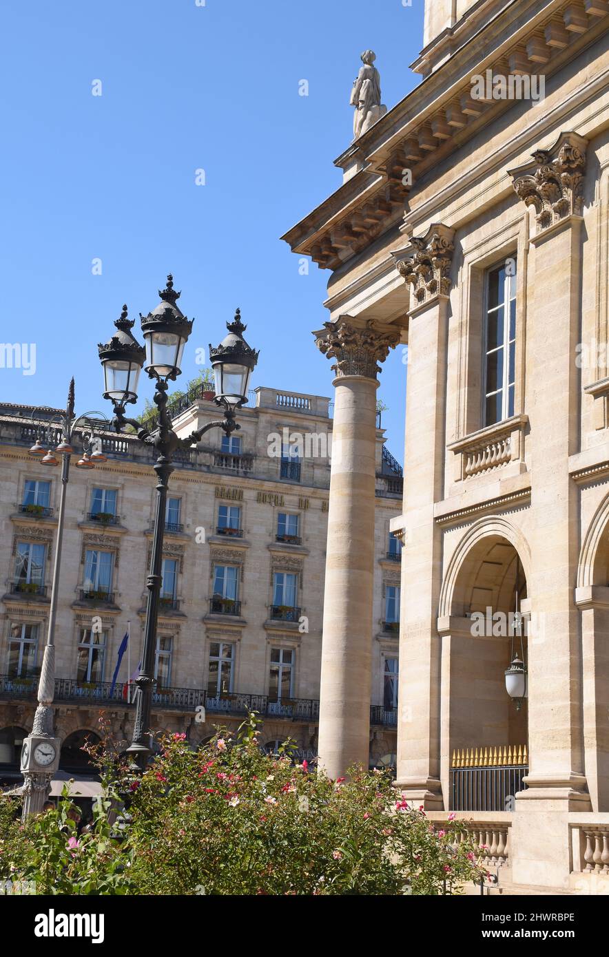 Bordeaux, France, the magnificent Grand Theatre, opera house and ...