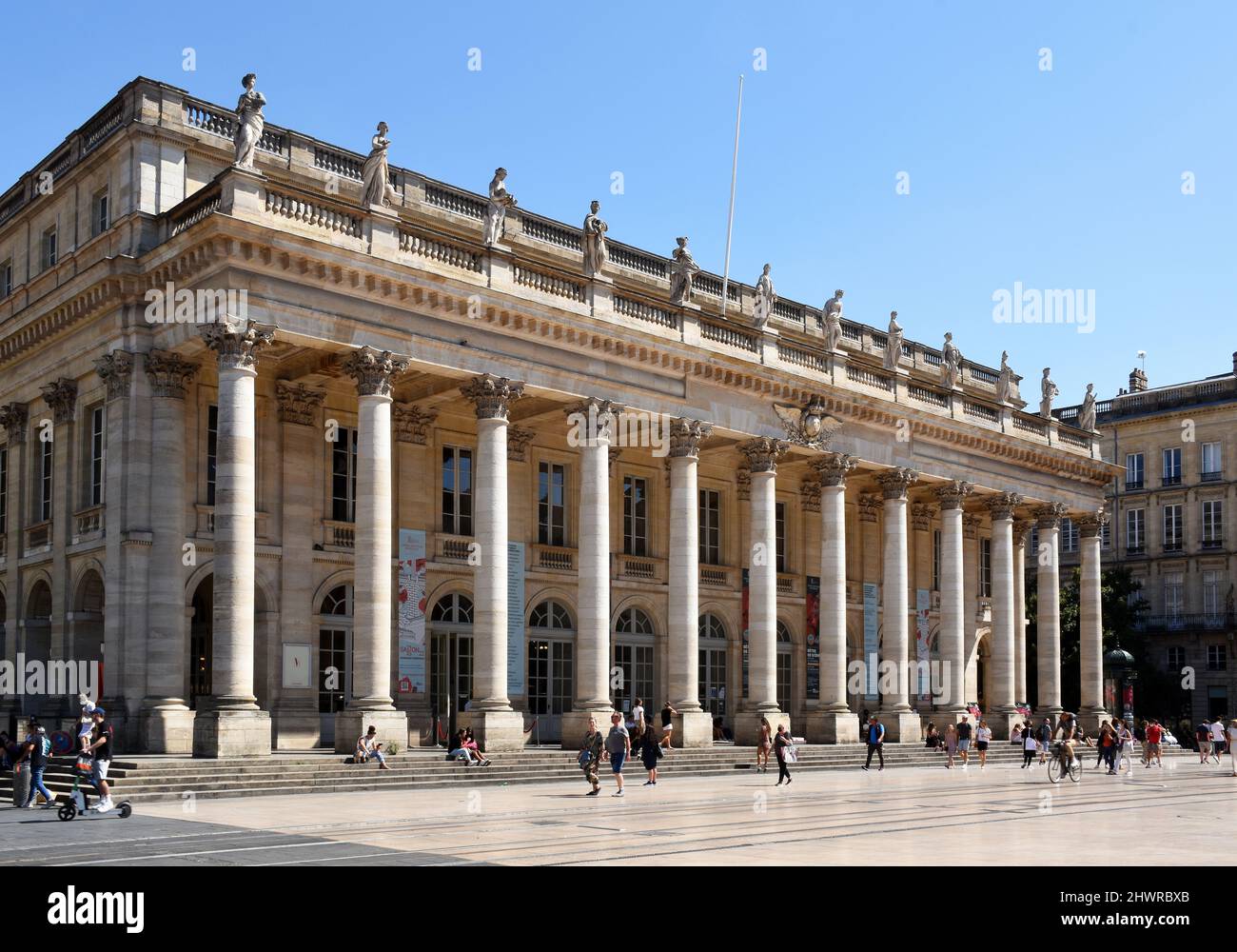 Bordeaux, France, the magnificent Grand Theatre, opera house and ...
