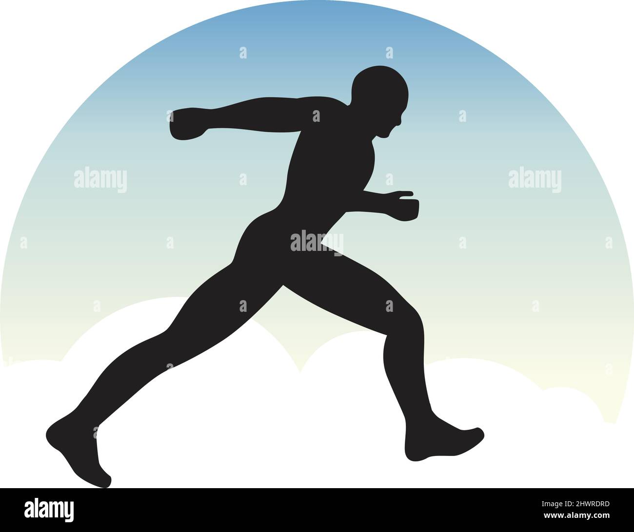 Person icon movement Cut Out Stock Images & Pictures - Alamy