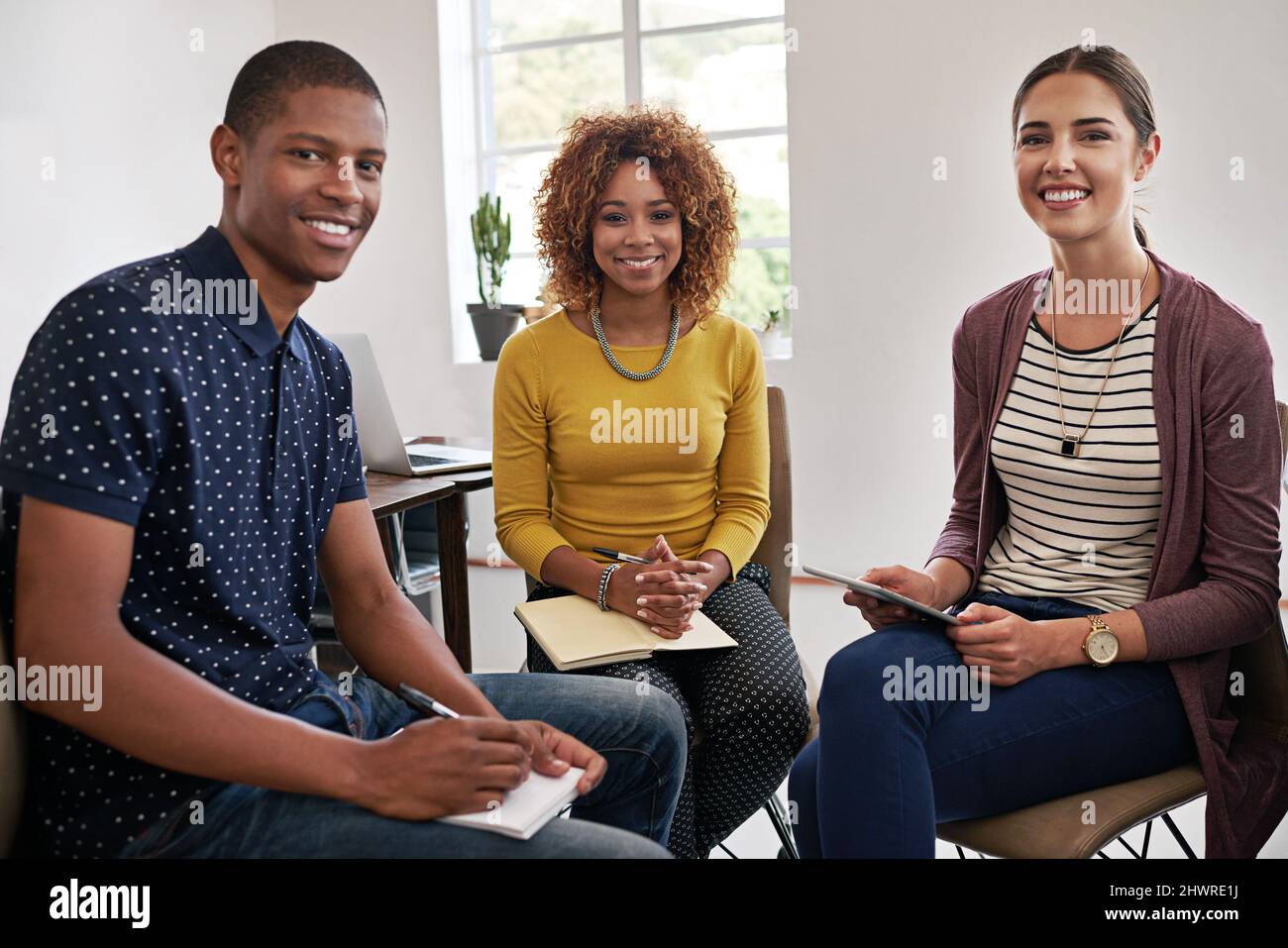 Teamwork makes better business sense. Portrait of a group of colleagues ...