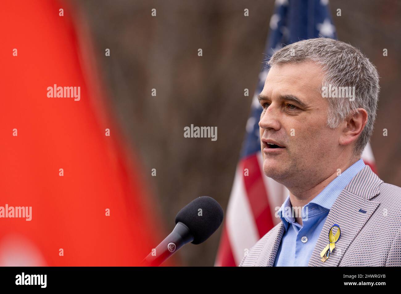 Washington, DC USA - Sunday, March 6, Estonian Ambassador, Kristjan ...