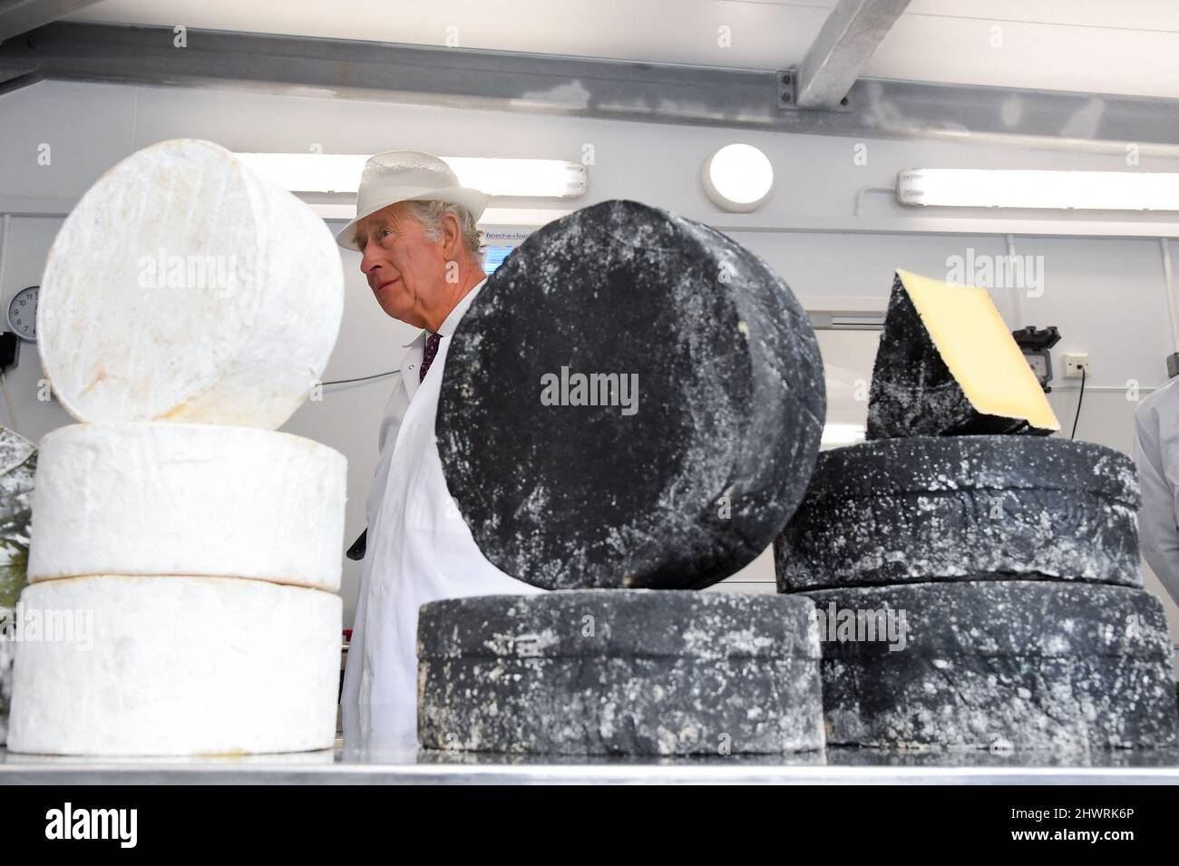 The Prince of Wales, also known as the Duke of Cornwall, views various ...