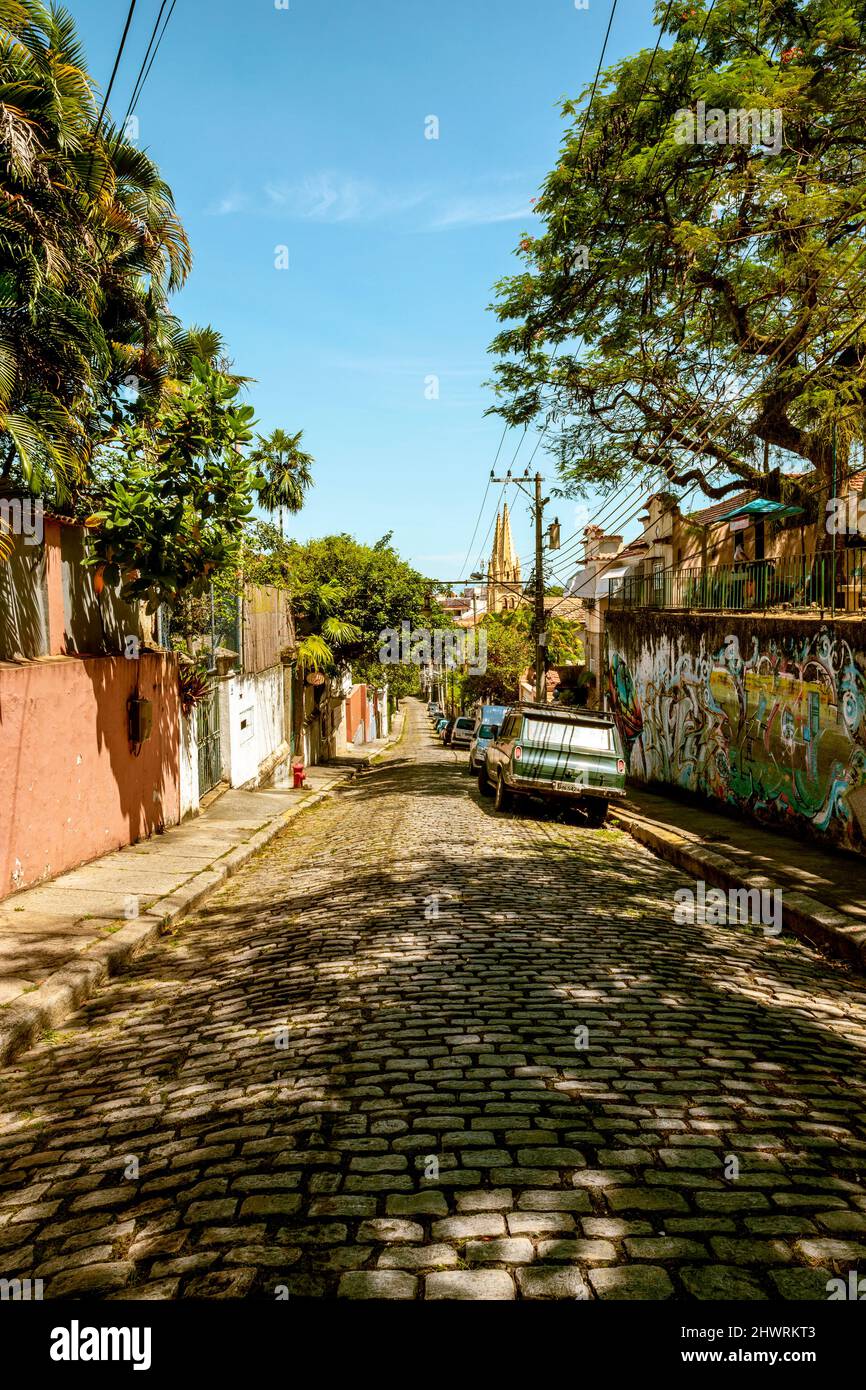 Street in Rio de Janeiro, Brazil Stock Photo - Alamy