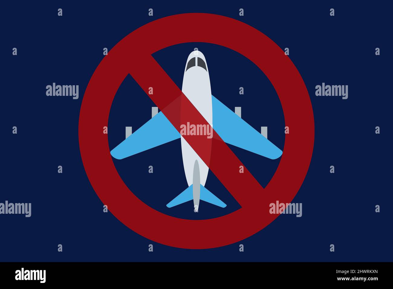 Flight restriction zone Stock Vector Images - Alamy