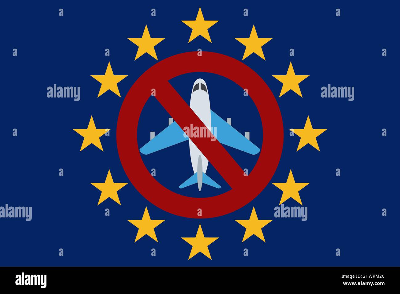 Flight restriction zone Stock Vector Images - Alamy