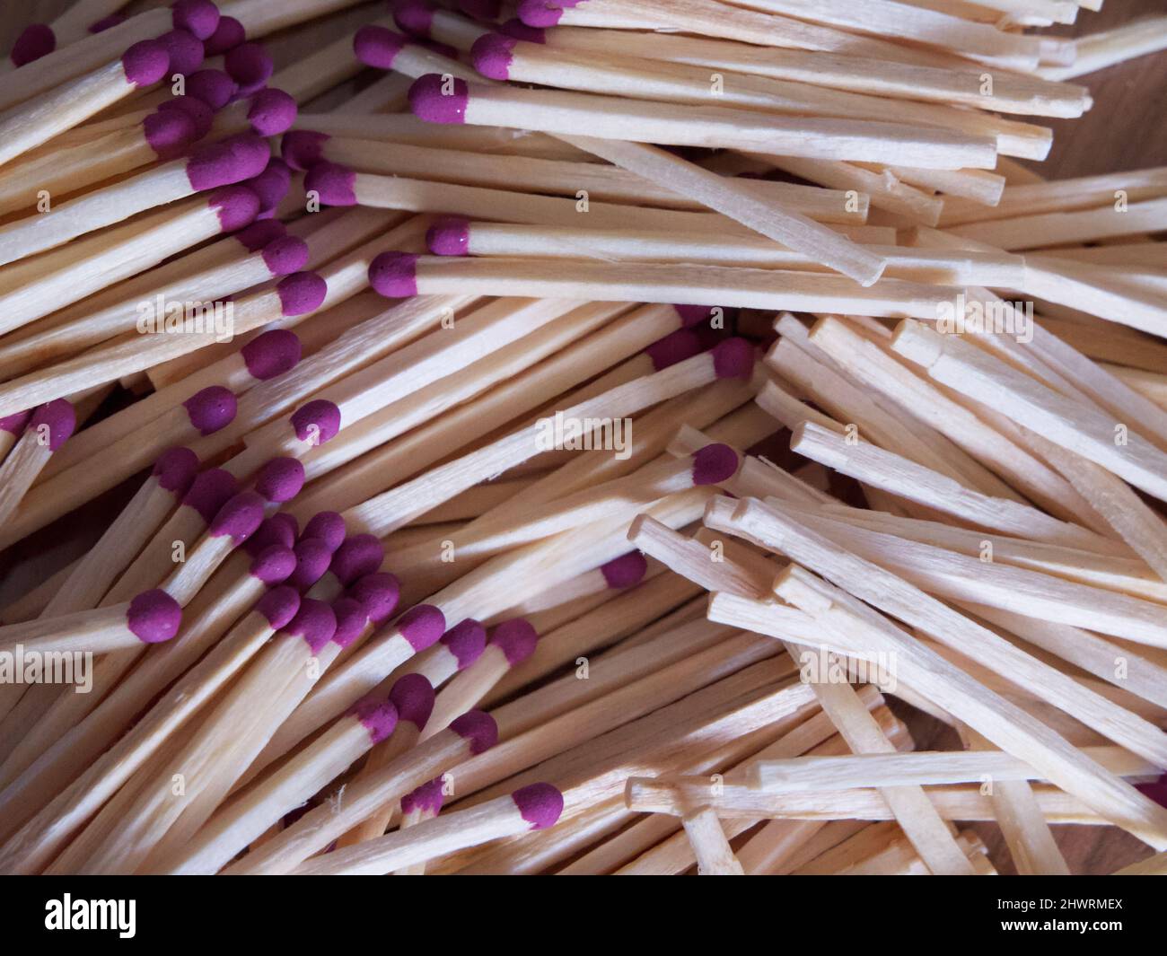 A bunch of matches, a close-up shot Stock Photo - Alamy