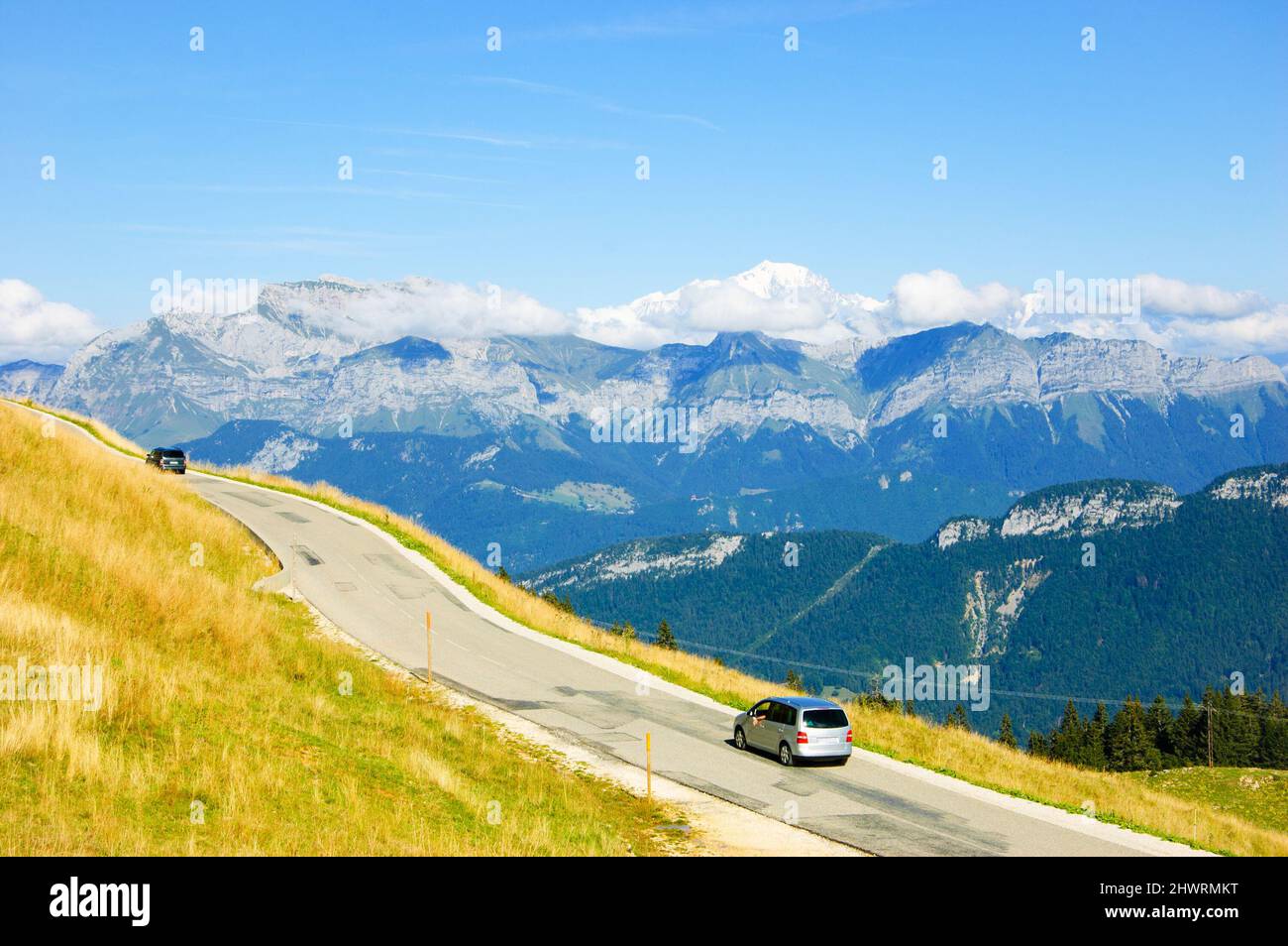 Panoramic mountain road haute savoie hi-res stock photography and ...
