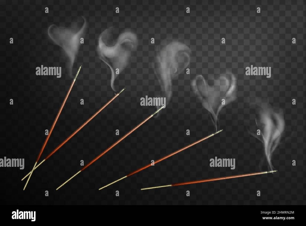 Indian joss sticks Stock Vector Images - Alamy