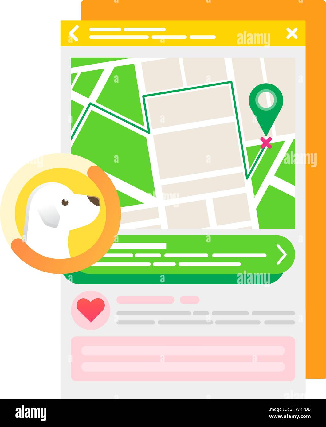 Animal tracking dogs Stock Vector Images - Alamy