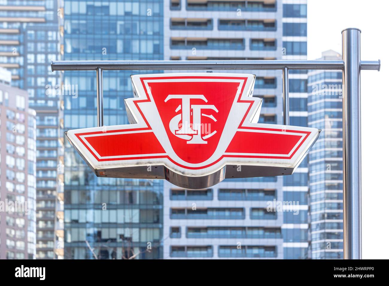 Subway station entrance in toronto hi-res stock photography and images - Alamy