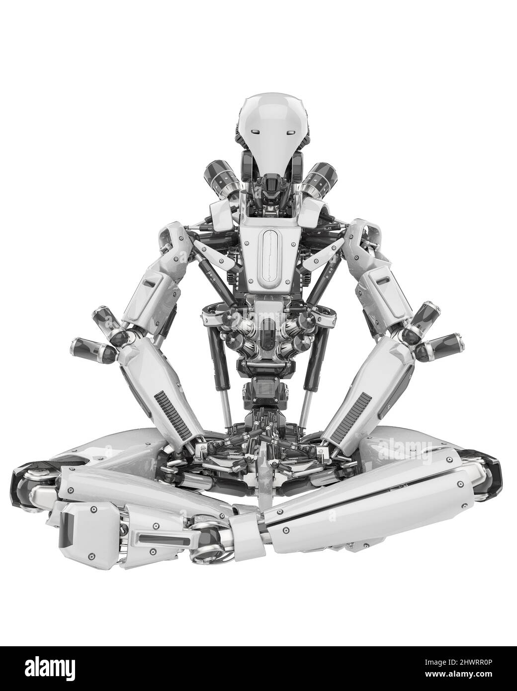 mega robot super drone in a white background. This super robot will put ...