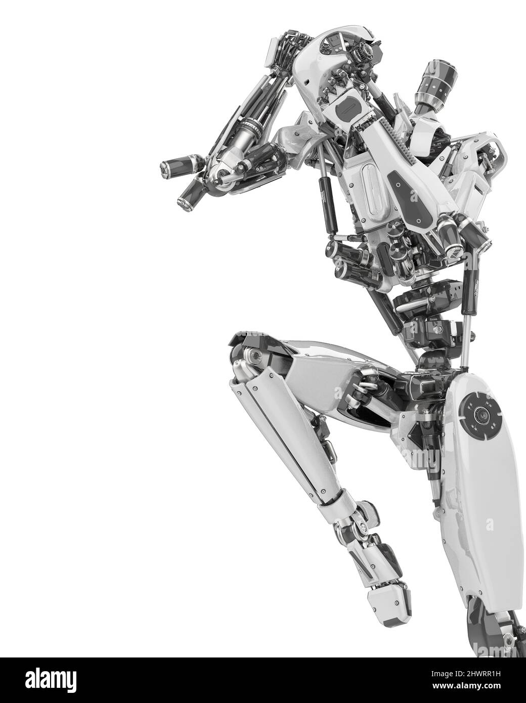 mega robot super drone in a white background. This super robot will put ...