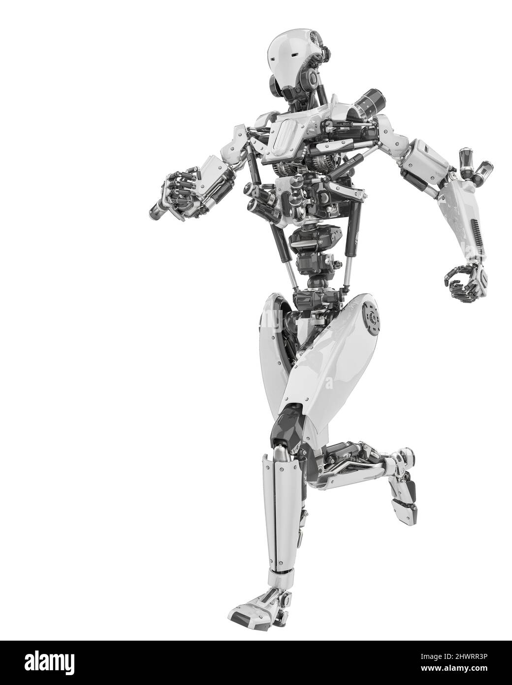 mega robot super drone in a white background. This super robot will put ...