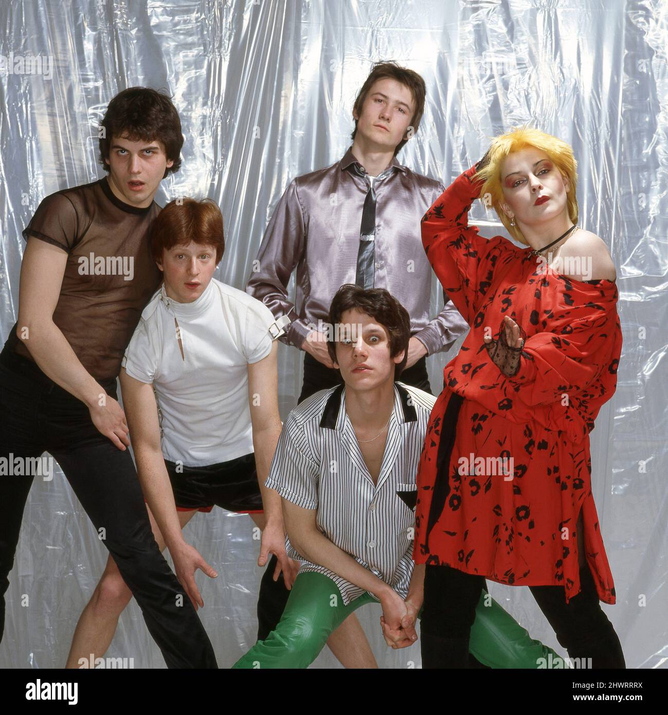 Punk rock artist Toyah Wilcox with her band Stock Photo - Alamy