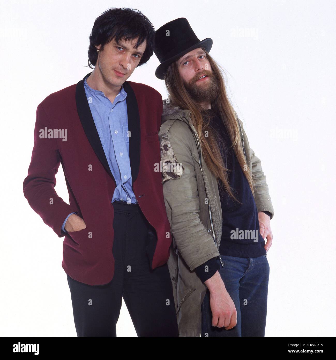 British Indie rock duo Otway and Wild Willy Barrett Stock Photo - Alamy