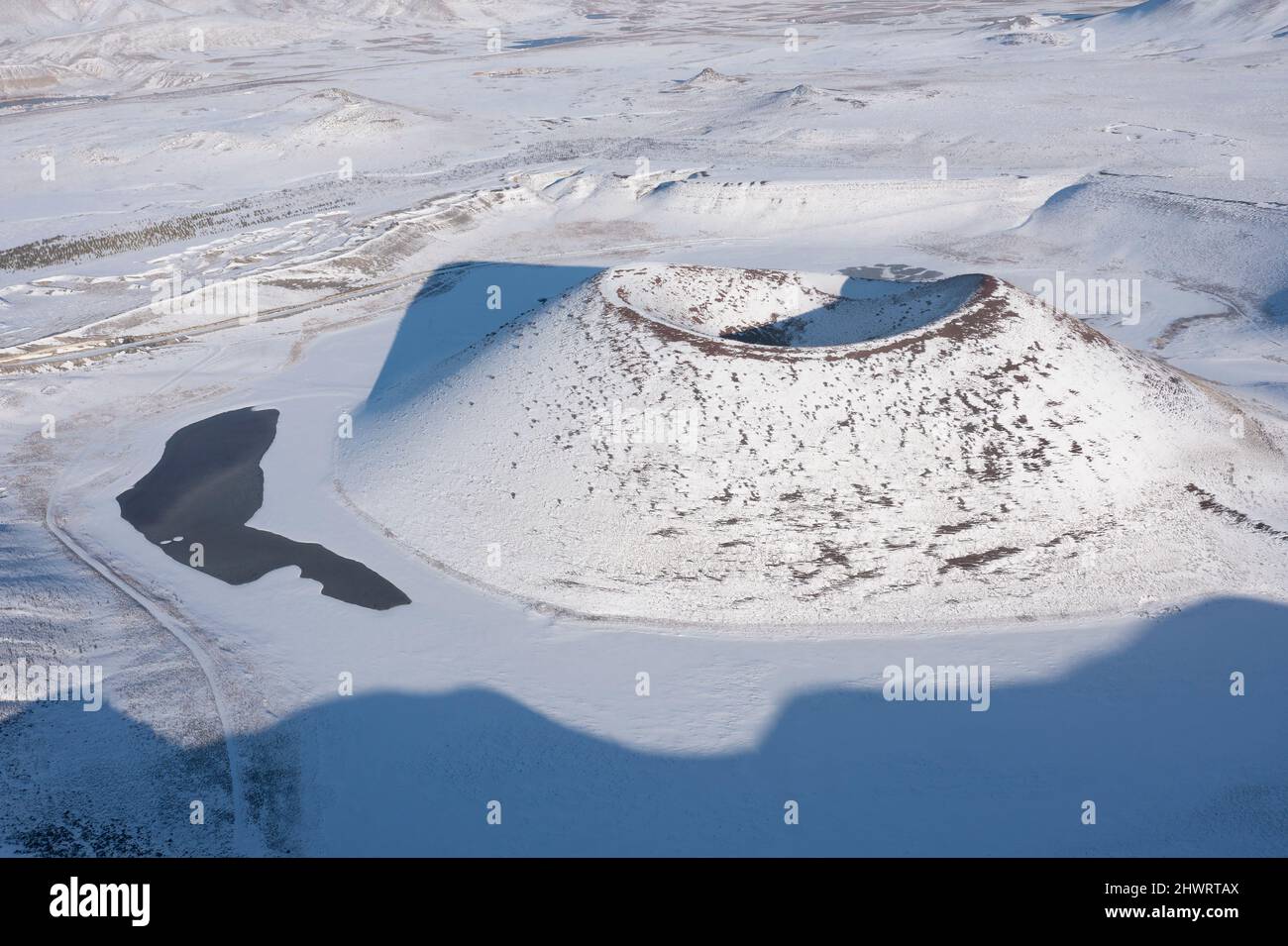 Meke Lake, Volcanic Crater, Konya City, Turkey Stock Photo - Alamy